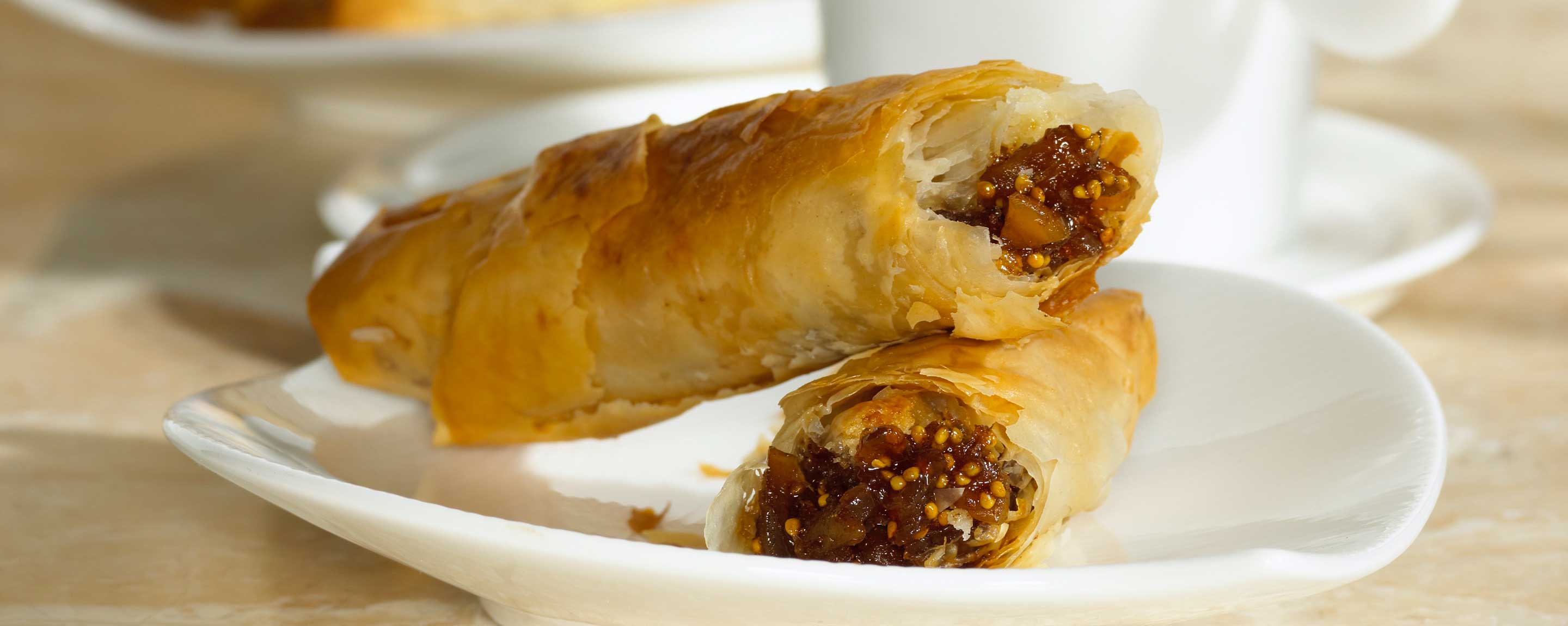 Crispy California Fig and Almond Rolls - California Figs - California Figs