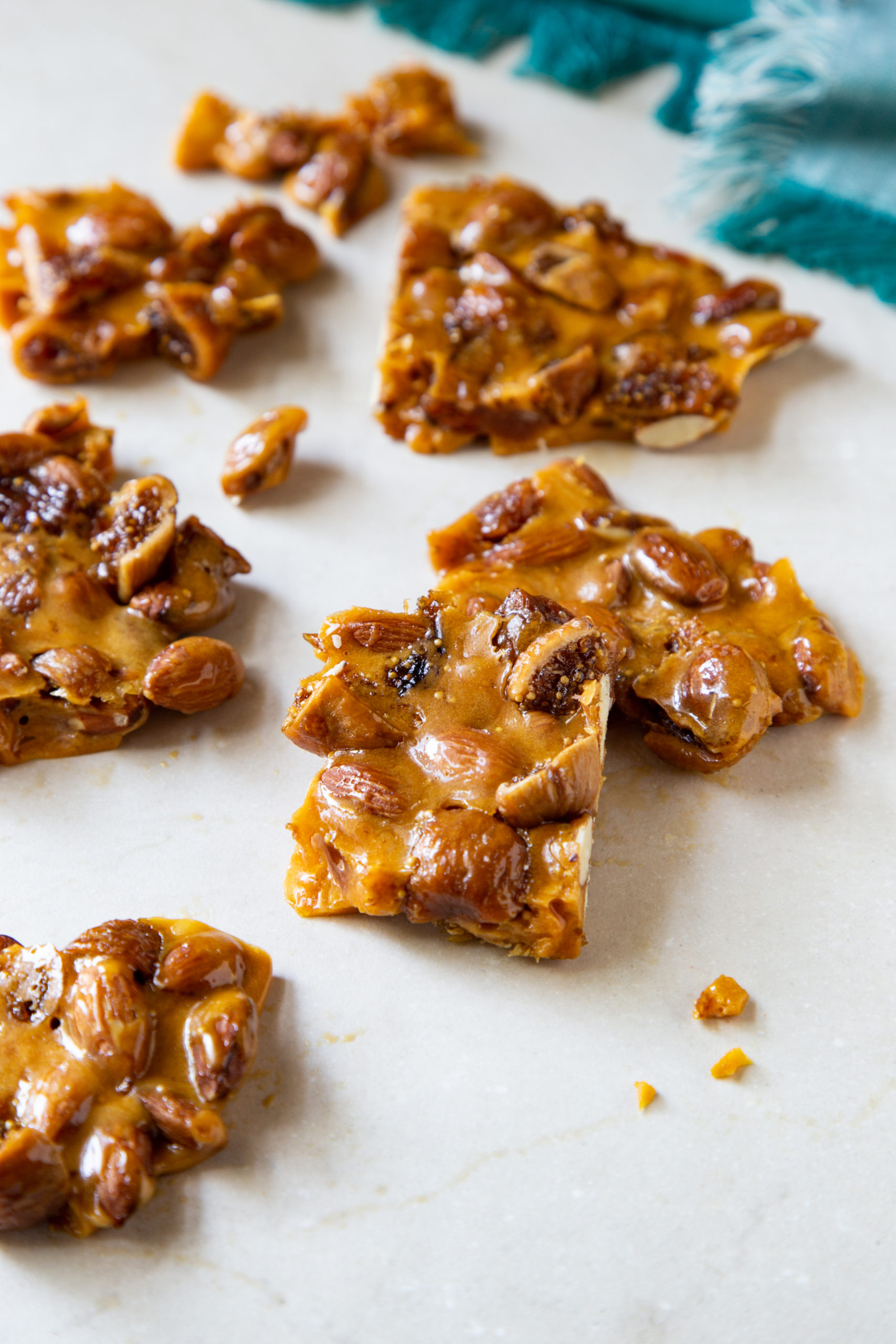 California Fig and Almond Brittle - California Figs - California Figs