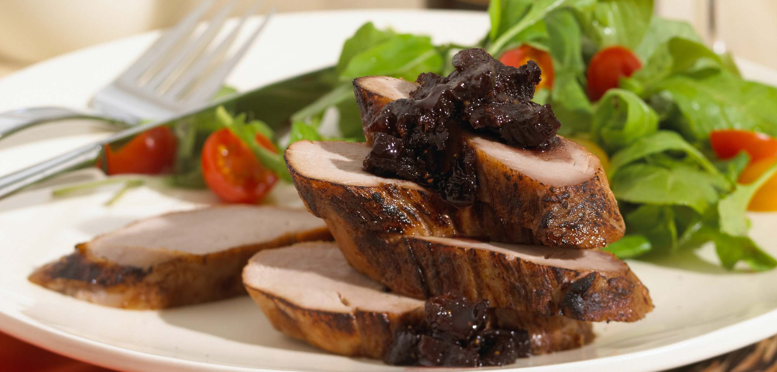 Maple Rosemary Brined Pork with California Fig Chutney - California ...